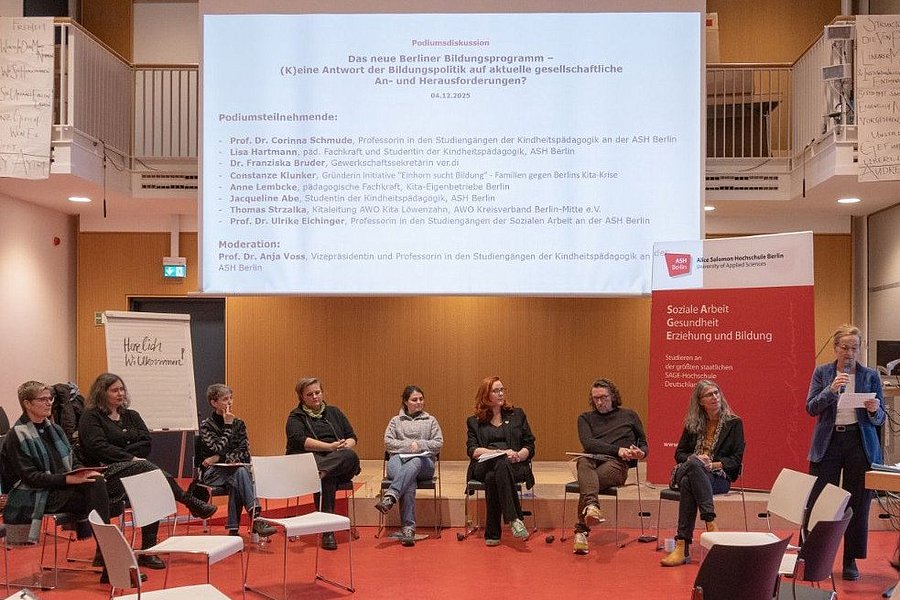 Panel discussion on the new Berlin education program at ASH Berlin ...